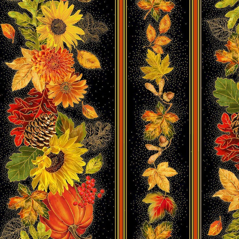 Thankful Harvest Fabric - Etsy