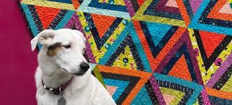 Kingston Court Quilt Pattern by Sassafras Lane Designs, Bright Ombre ...