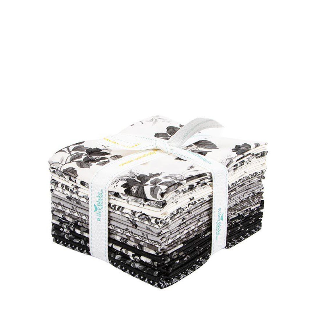 Ink & Ivory Fat Quarter Bundle by RBD Designers 18pcs - Etsy