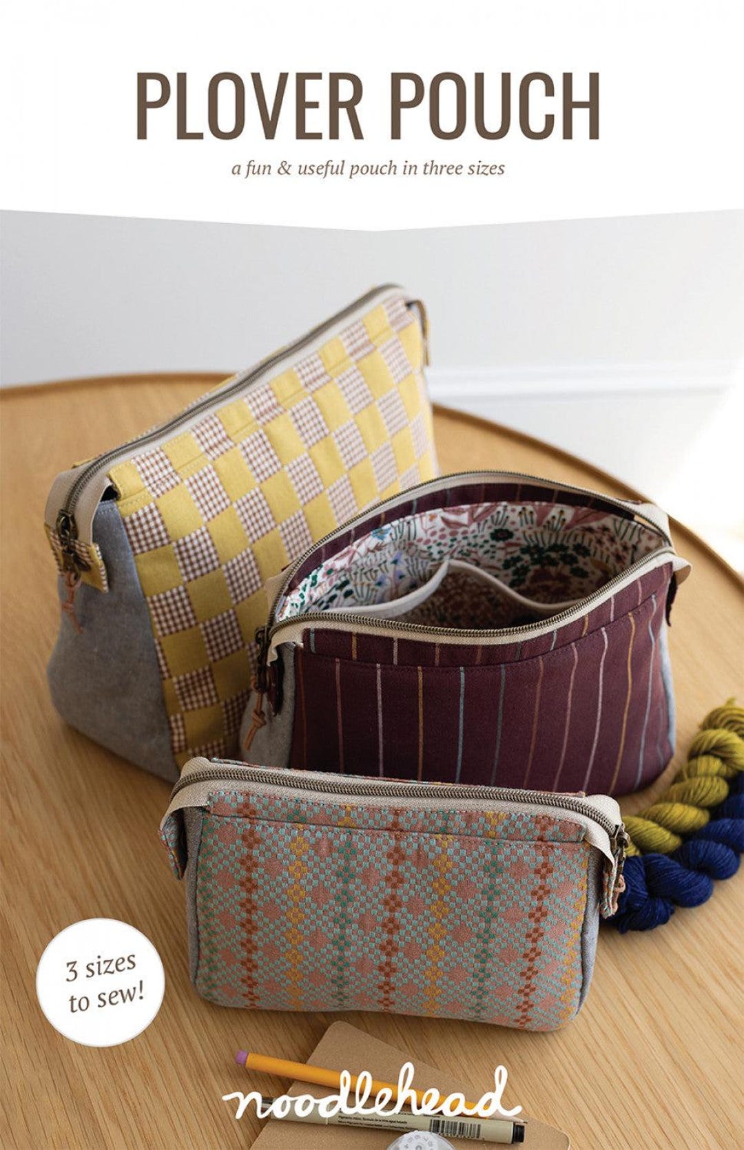 Plover Pouch Pattern by Noodlehead - 3 Sizes Included, DIY Quilted ...