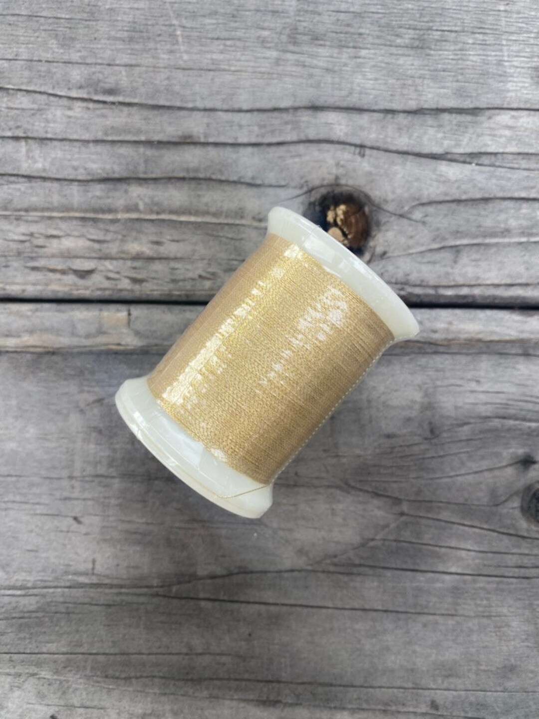 Metallic Gold Thread 500yds Light Gold, Shimmery Thread, Gold ...