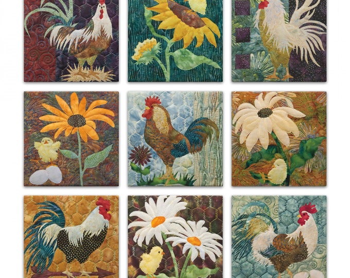 All Cooped up Complete Truly Mckenna Art Print Panel Set is a Super ...