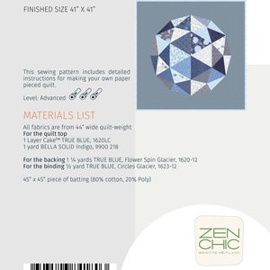Globe Quilt Pattern by Brigitte Heitland Zen Chic - Etsy