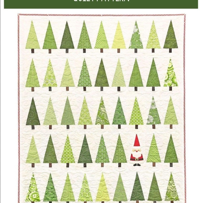 Santa Quilt Pattern - Etsy