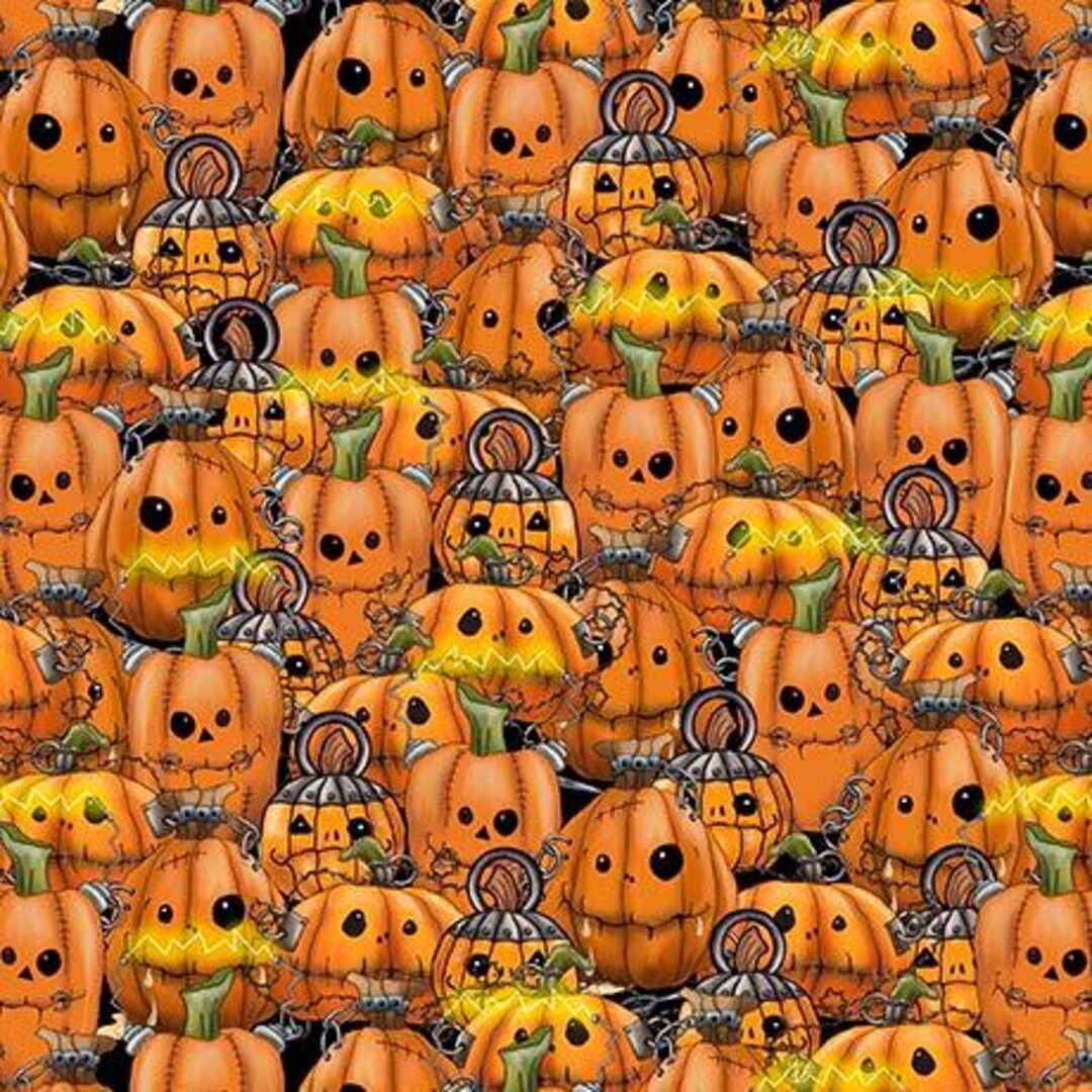 Pumpkins - Orange - Steampunk Halloween 3 by Desiree’s Designs for ...