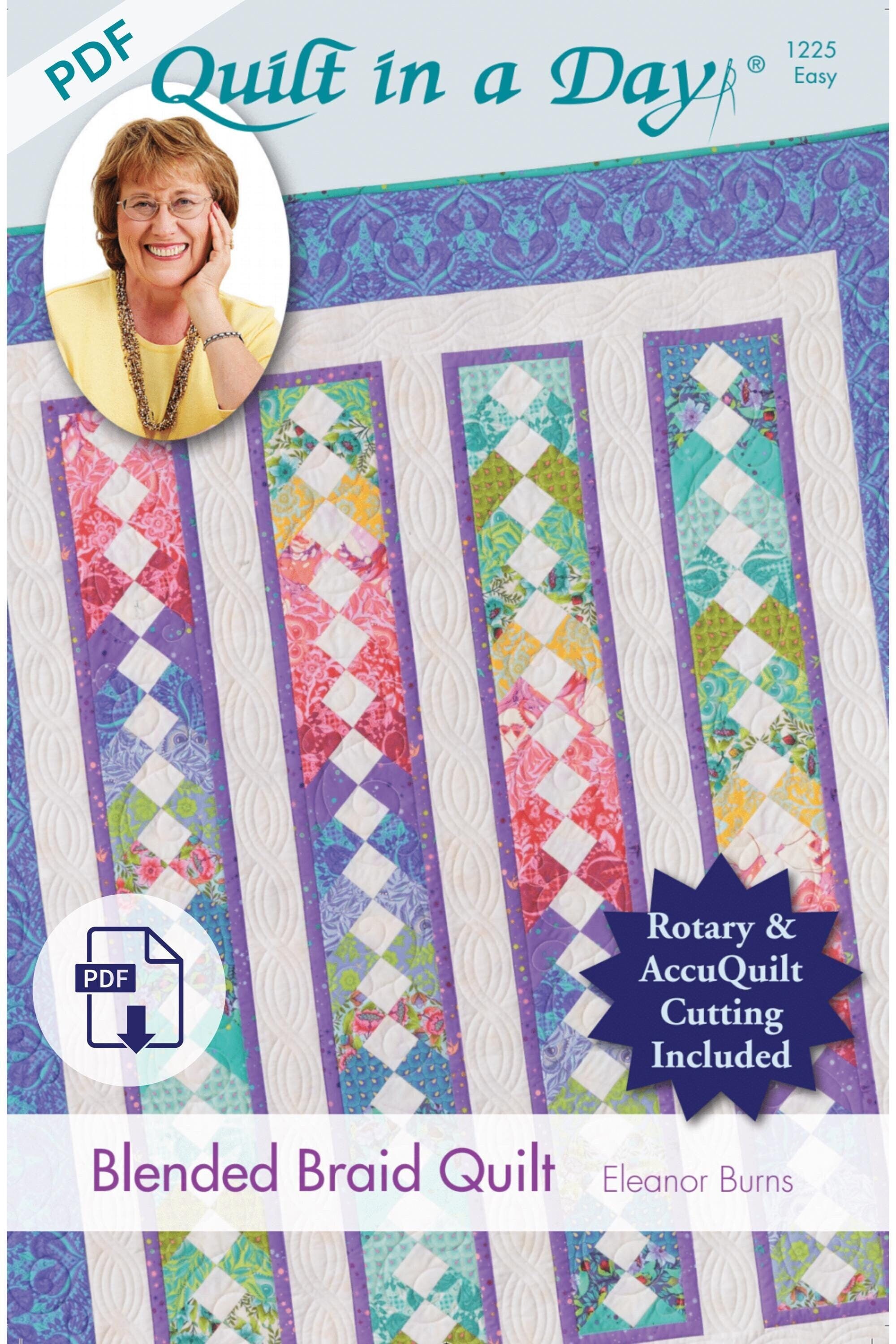 Blended Braid Digital Download Quilt Pattern - Eleanor Burns Signature ...