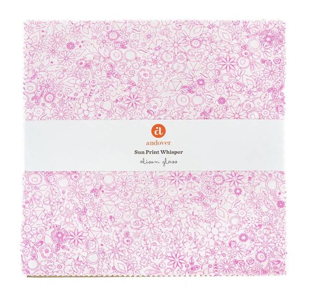 NEW! Sun Print Whisper 10 X 10 Squares by Alison Glass for Andover ...