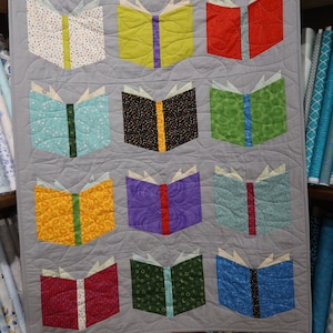Angela Pingel Designs: Book Nerd Quilt Pattern - Fat Quarter Friendly ...