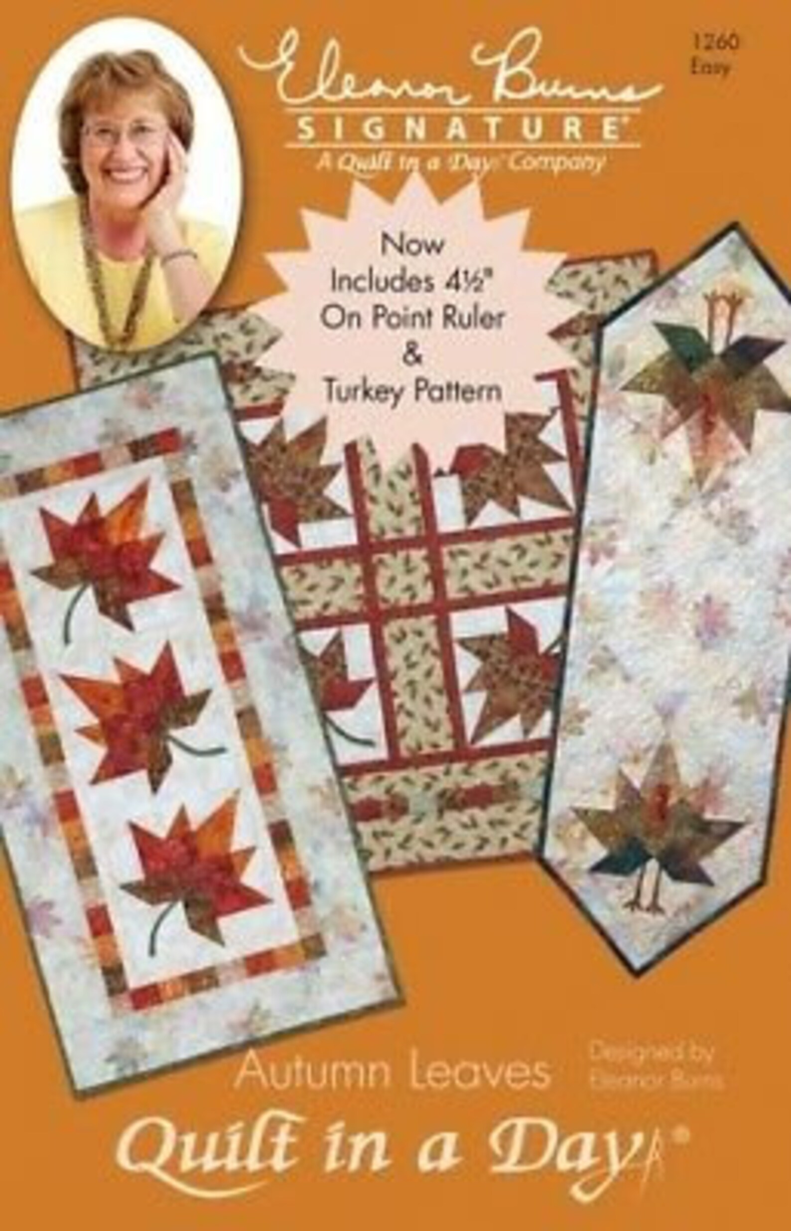 Turkey Table Runner Pattern by Quilt in a Day Autumn Leaves - Etsy