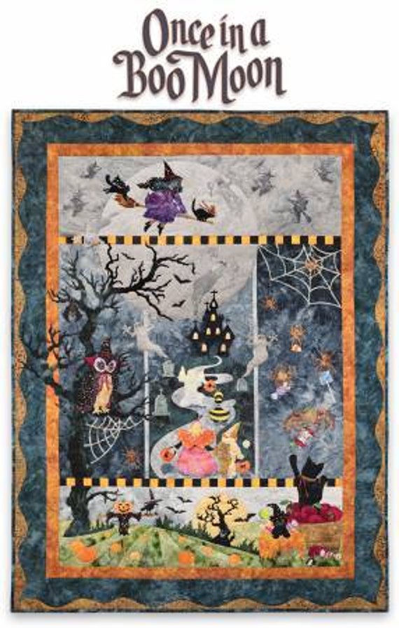Once in a Boo Moon Complete Pattern Set is a Super Cute - Etsy