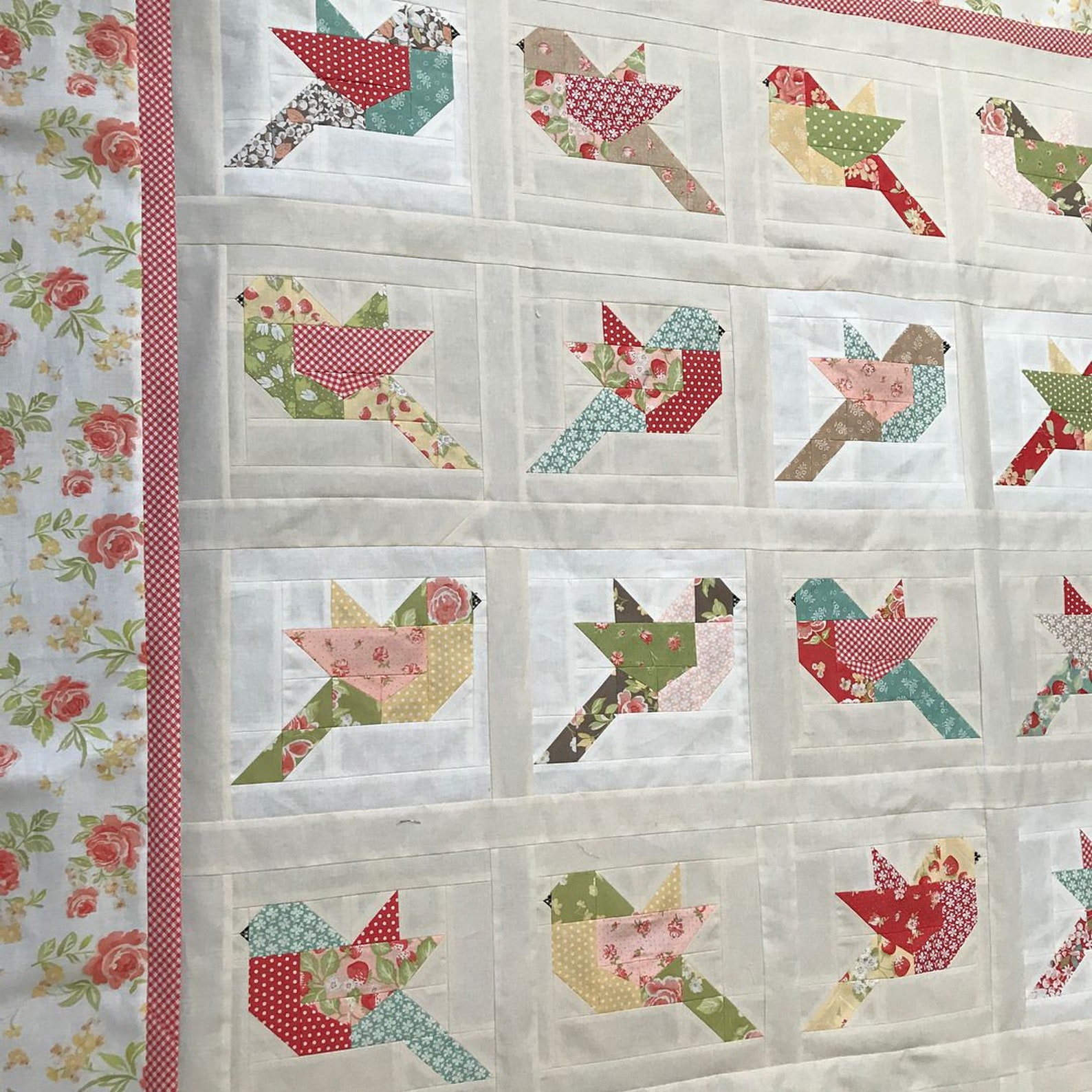 Feathers Quilt Pattern by the Pattern Basket, Bird Patterns, Quilt ...