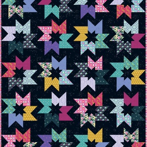 Cosmic Crush Quilt Pattern by Modernly Morgan - 3 Quilt Sizes Included ...