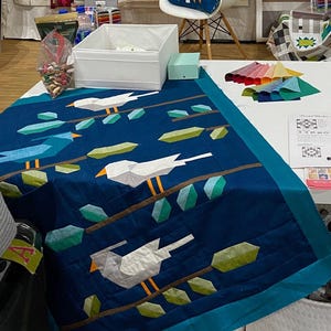 Little Bird Song Wall Quilt Pattern by Robin Pickens - Bird Quilt ...