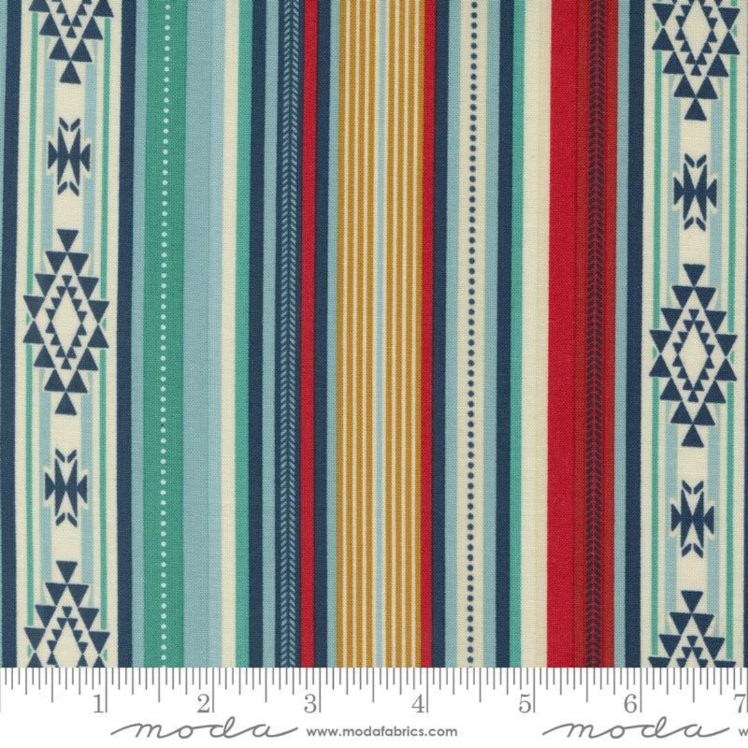 Saddle Blanket - Multi - Saddle Ranch Collection by Moda Fabrics, 100% ...