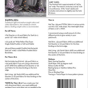 Spellbound Quilted Witch Hat Pattern by Melissa Mortenson, DIY Witch ...
