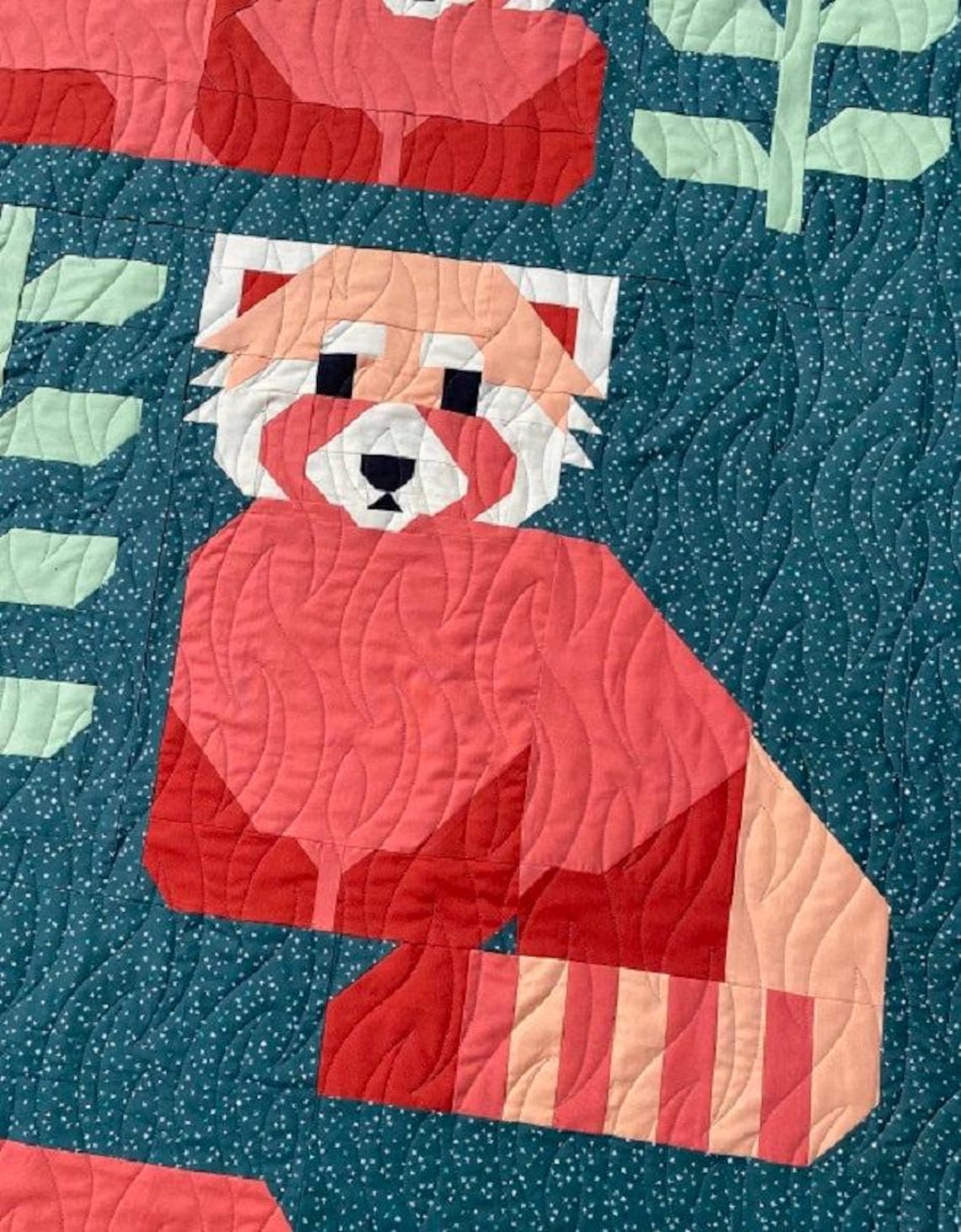 Red Pandas Quilt Pattern by Art East Quilting Co - Traditionally Pieced ...