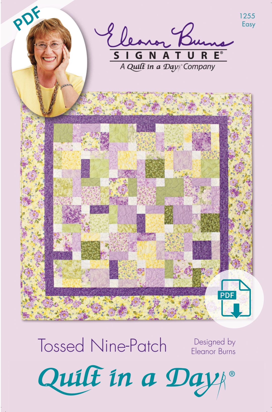 Tossed Nine Patch - Digital Download Eleanor Burns Signature Quilt ...
