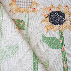 Scrappy Sunflowers Quilt Pattern by Vanessa Goertzen for Lella Boutique ...