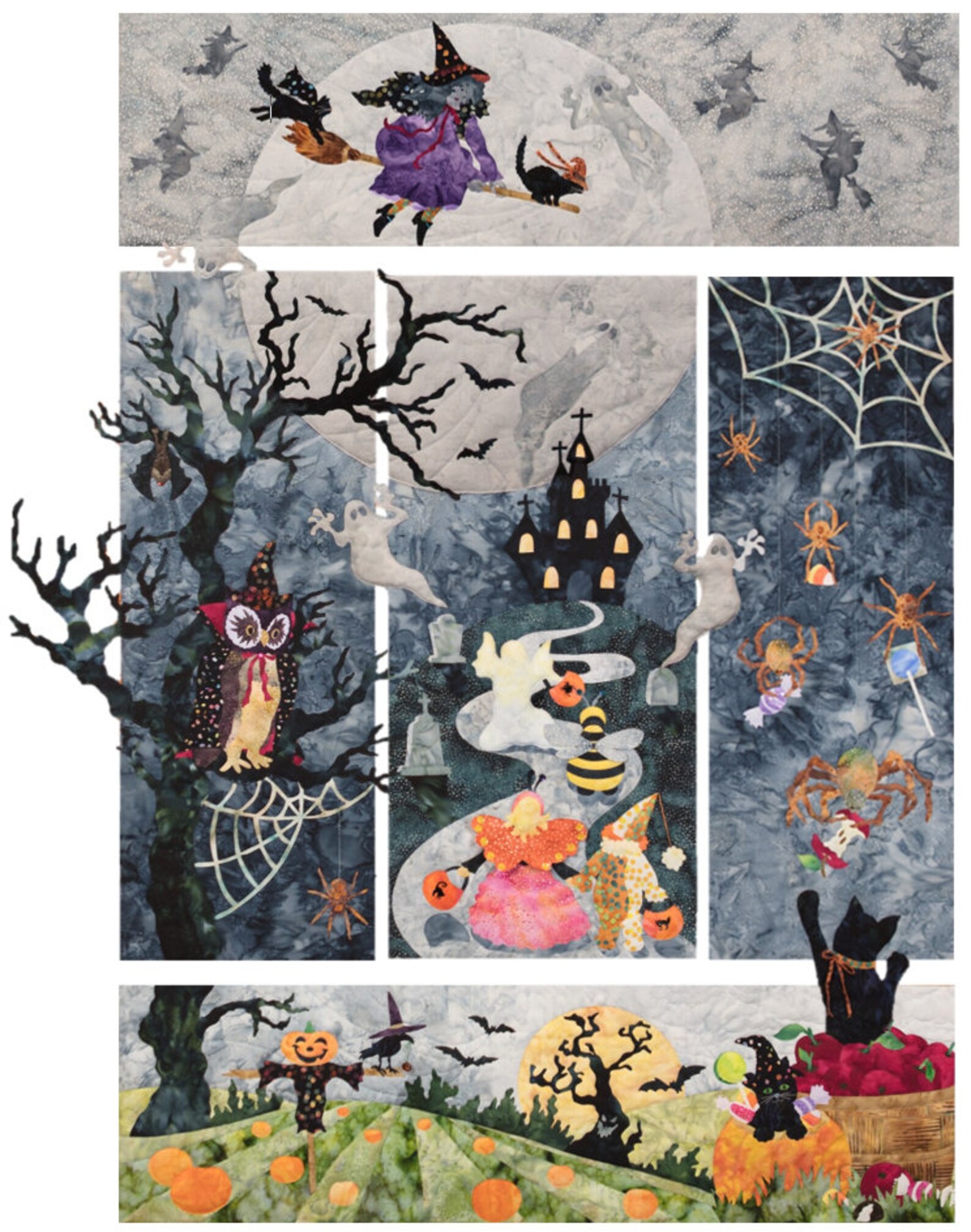 Once in a Boo Moon Complete Pattern Set is a Super Cute - Etsy