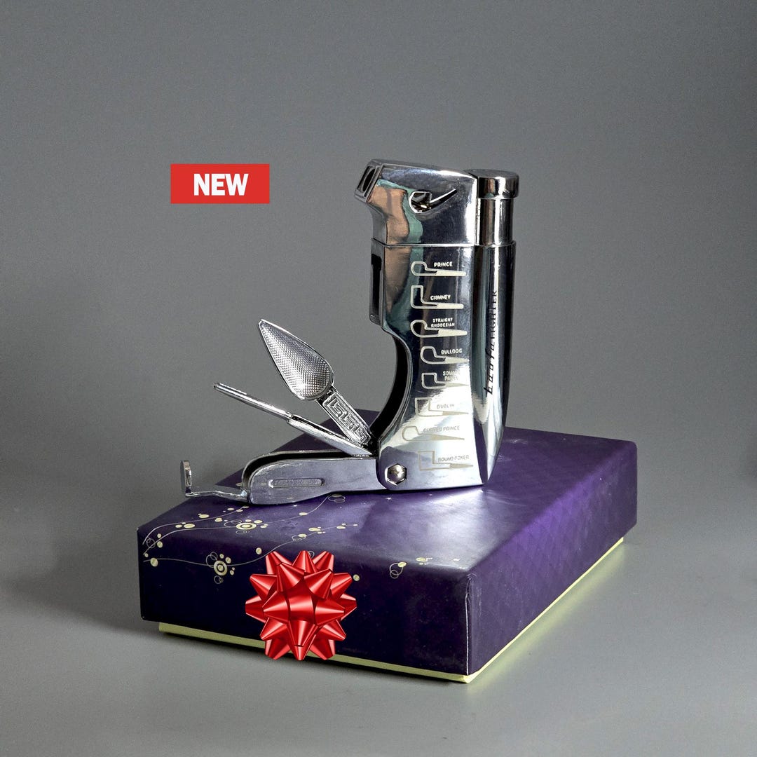 BUTANE PIPE LIGHTER W/tools (baofa): New! Metal Soft Flame Butane Pipe ...