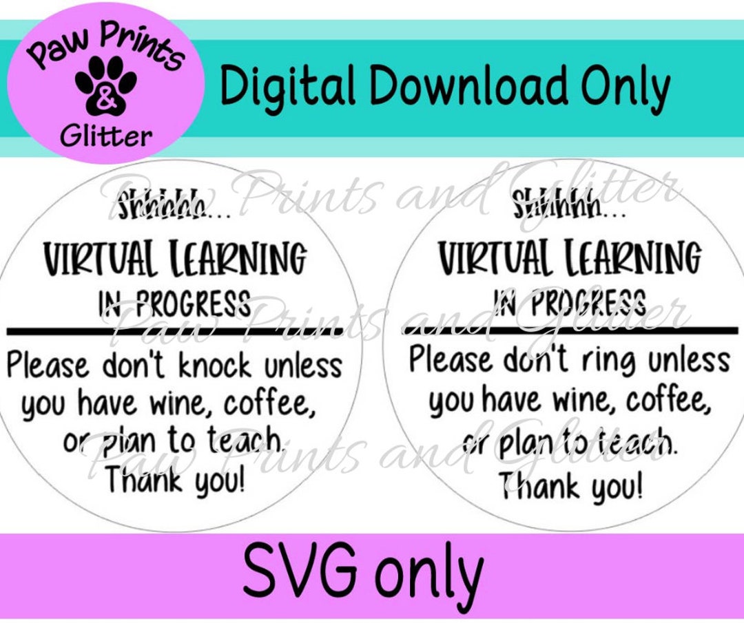 Virtual Learning in Progress SVG E-learning Wine Math Coffee ...