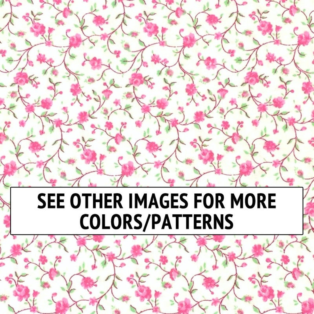 Cotton Calico Fabric // Sold by the Yard // 70 Colors and Patterns - Etsy