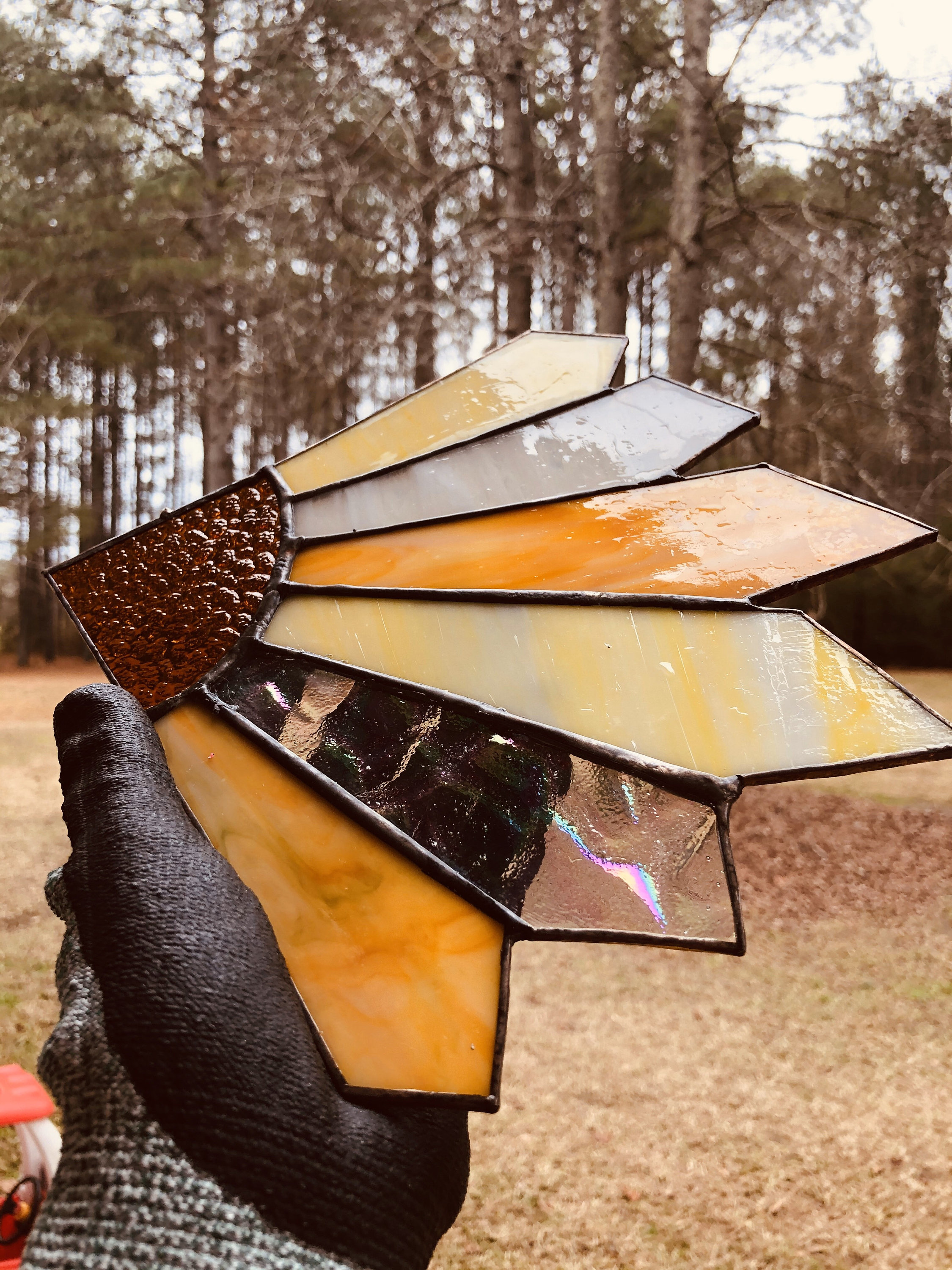 Sunflower Quarter Sun Catcher - Etsy