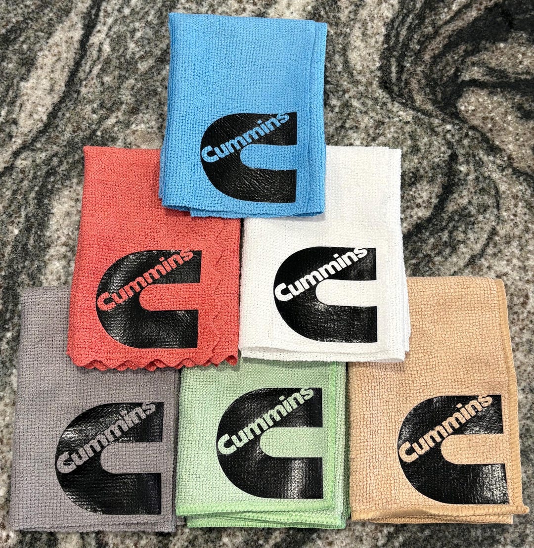 Cummins Engine Semi Truck Pickup Vehicle Cleaning Cloth - Etsy