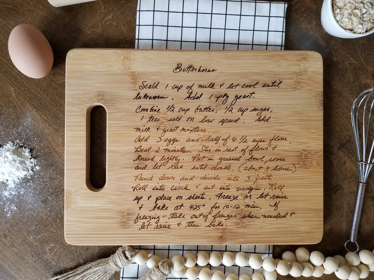 Family Handwritten Recipe Cutting Boards Christmas Gift for | Etsy