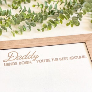 Papa Father's Day Gift | PERSONALIZED Father's Day Gift | Handprint ...
