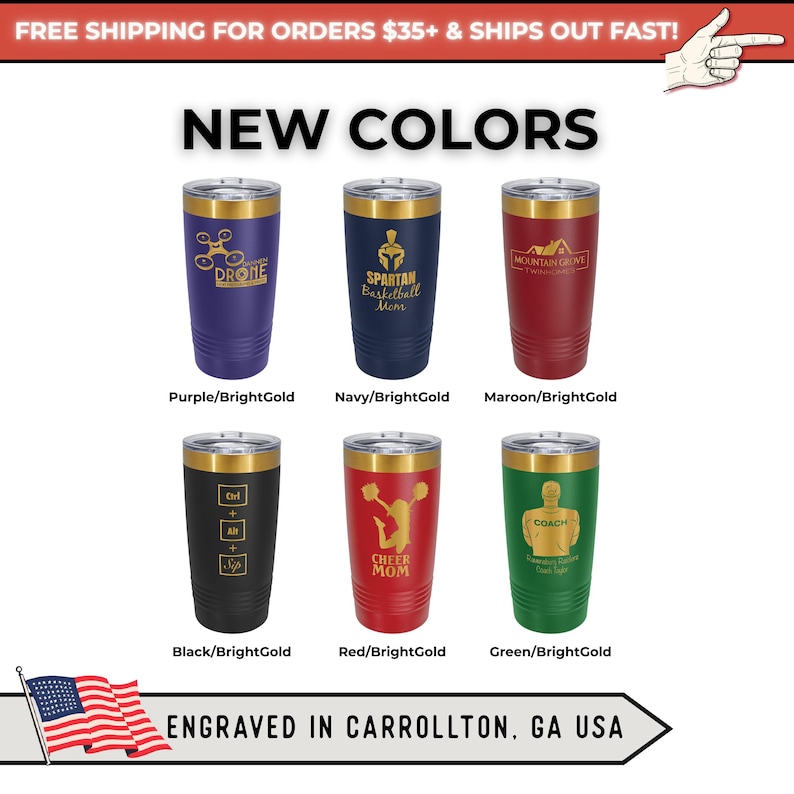 Logo Golf Tumblers, Custom Logo Golf Gift, Business Logo Golf Event ...