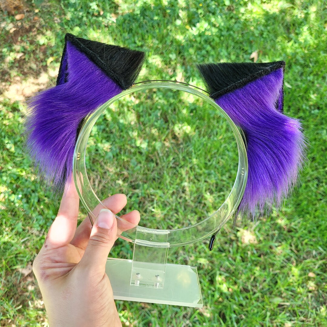 Custom Small Cat Ears / Realistic Animal Cosplay Headband Accessory / 2 ...