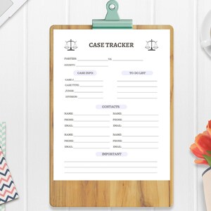 Court Case Organizer Family Law Case Tracker Court Case | Etsy