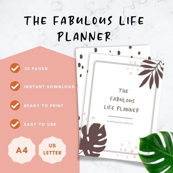 Daily Life Planner Daily Schedule Planner Life Organizer - Etsy