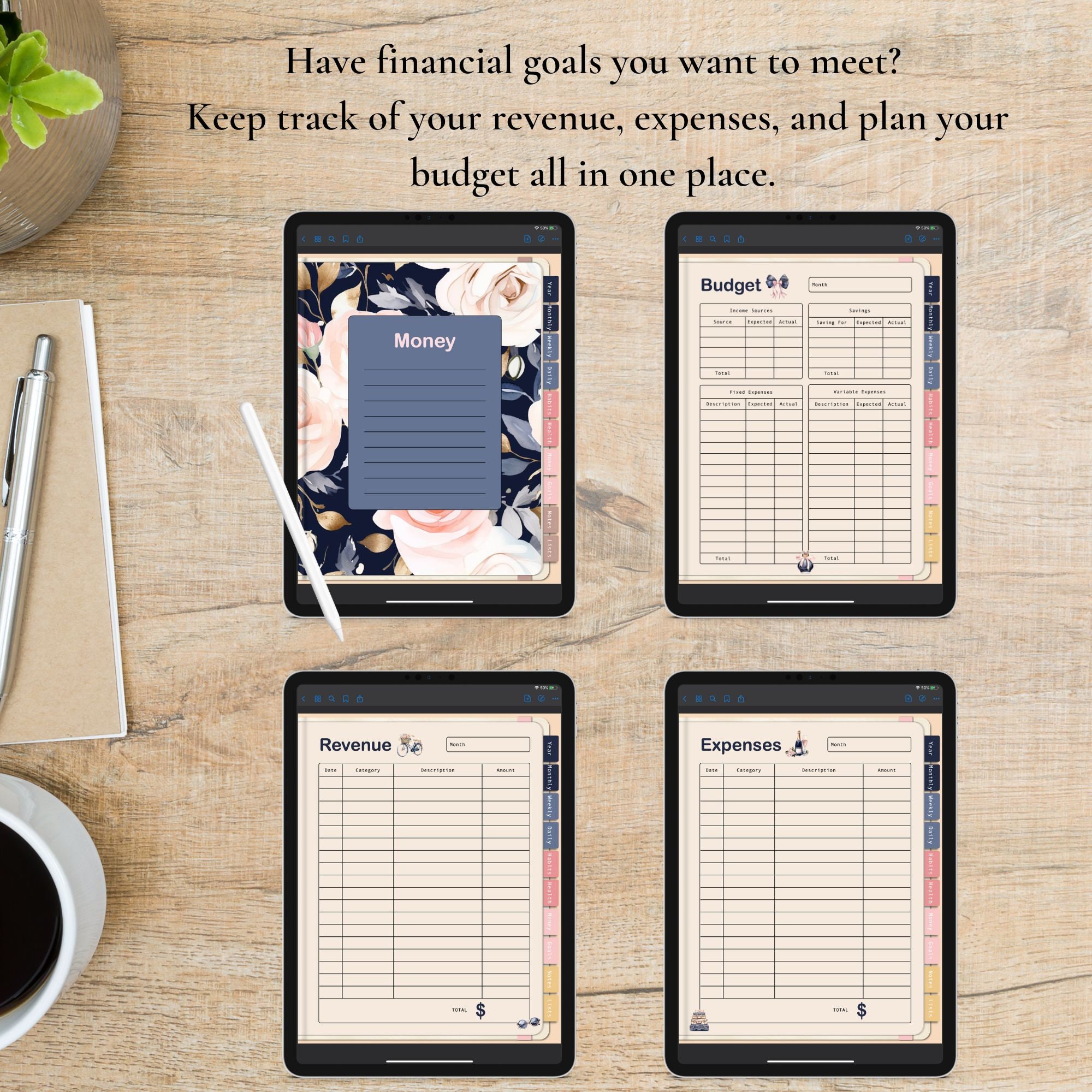 Digital Life Planner for Daily Activities Planning for Travel Digital ...