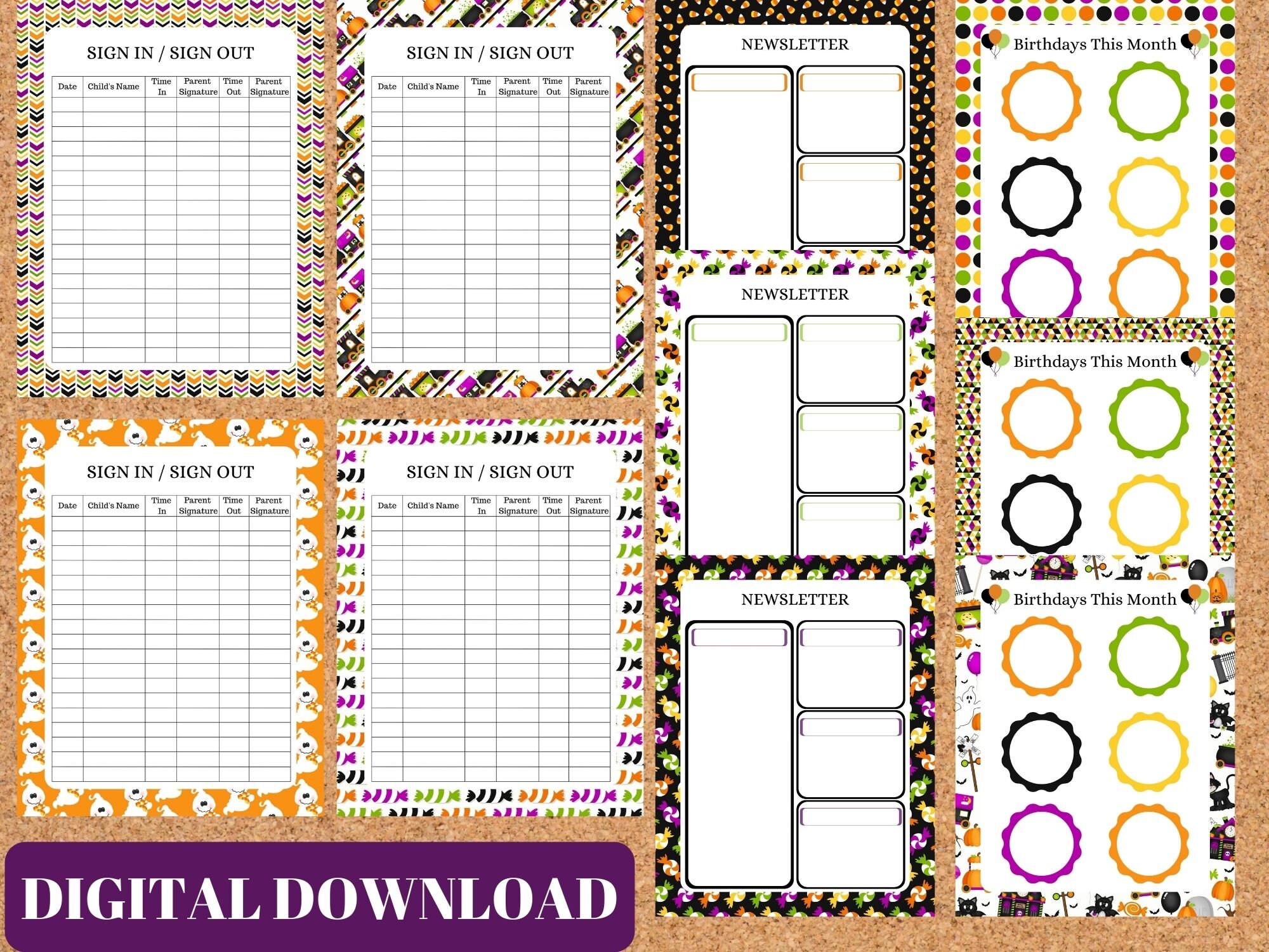 Halloween Bulletin Board | Parent Board | Daycare Parent Board ...