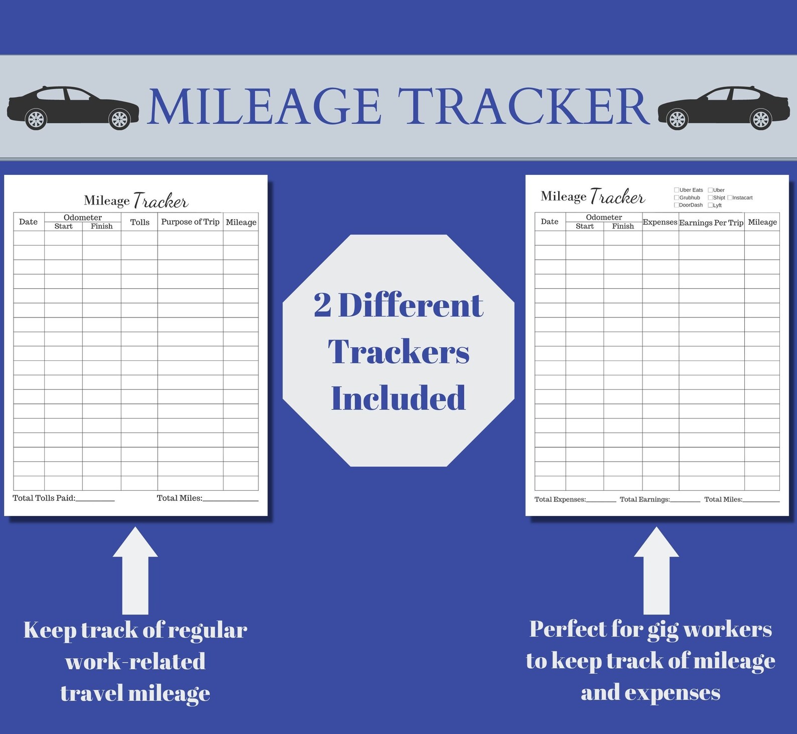 Mileage Tracker | Uber Mileage Tracker | Gig Work Mileage Tracker ...