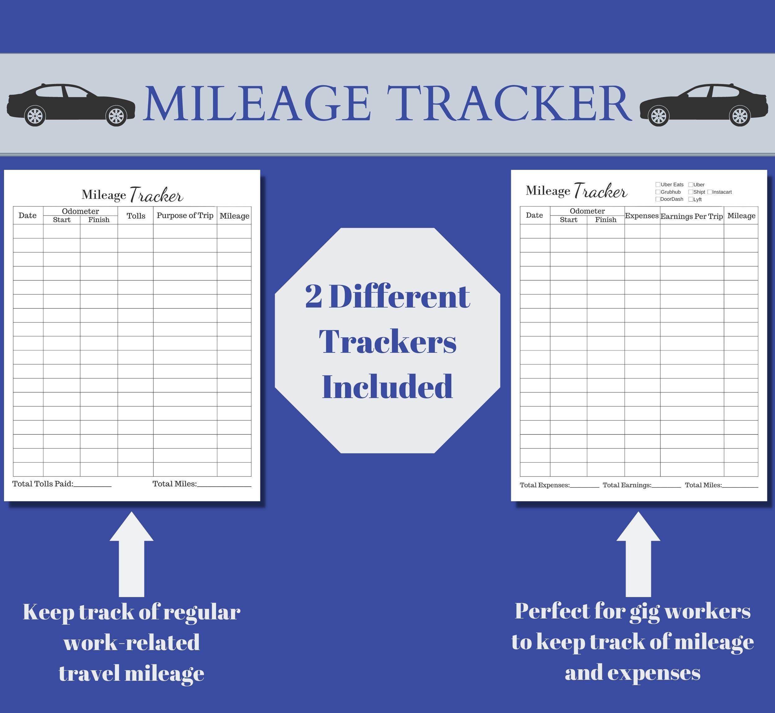 Mileage Tracker | Uber Mileage Tracker | Gig Work Mileage Tracker ...