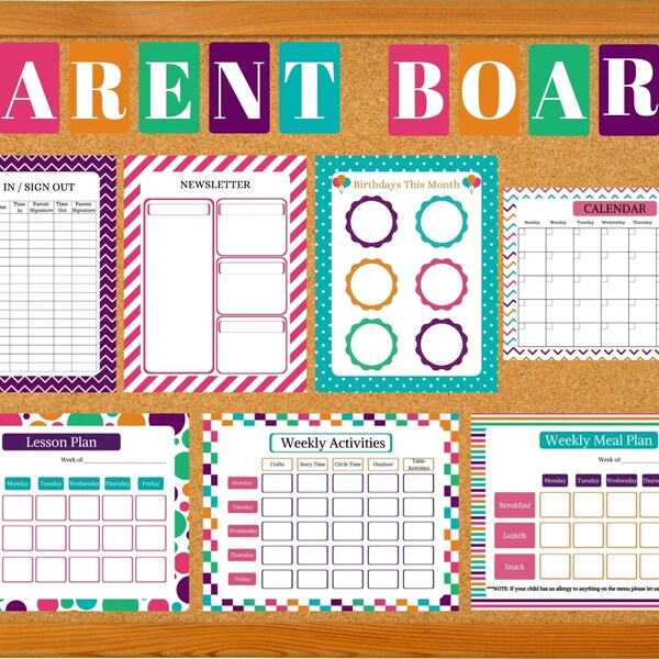 Parent Board Daycare - Etsy