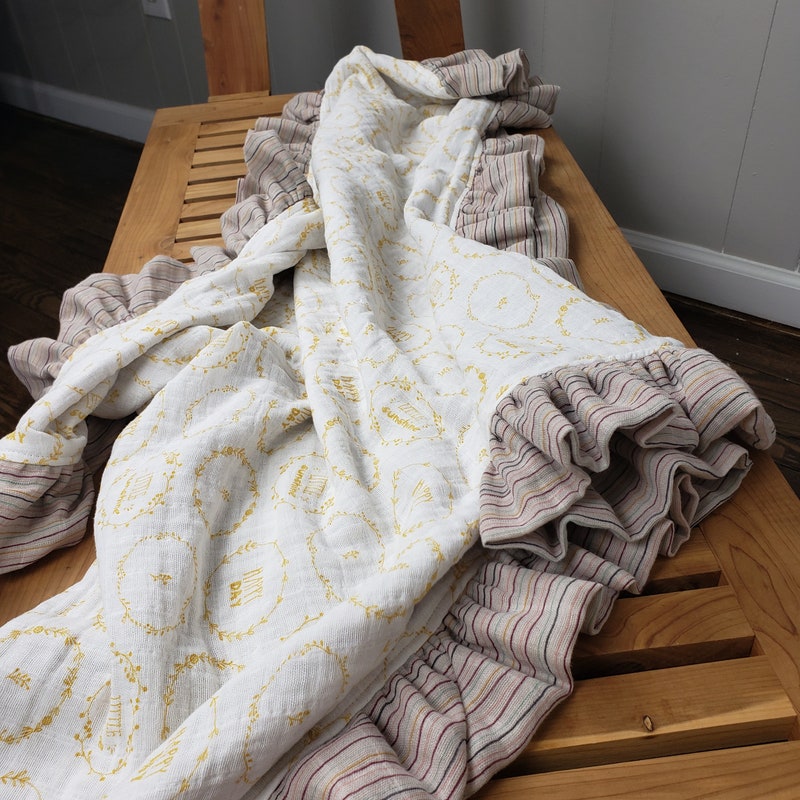 Blanket With Ruffle - Etsy
