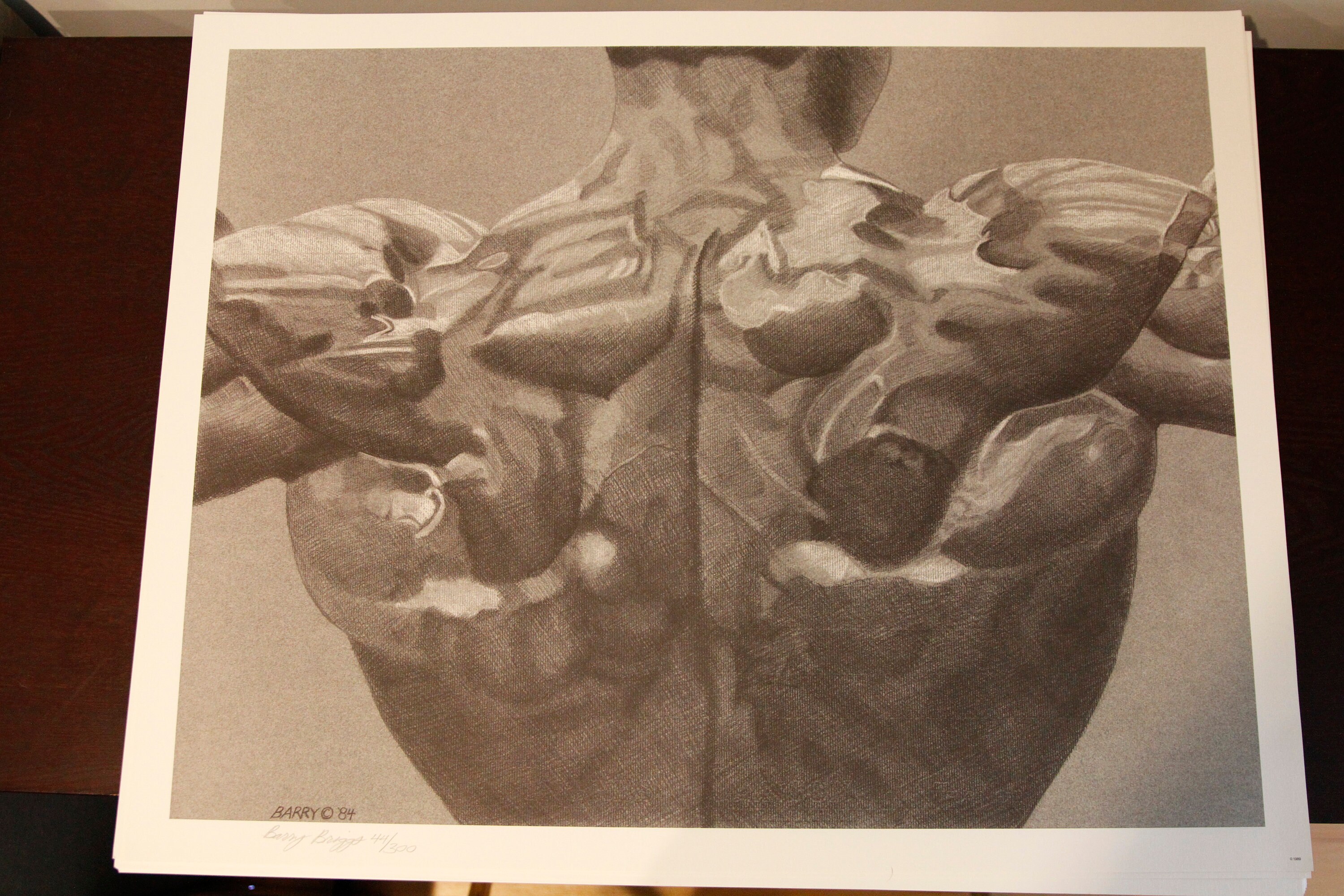 Golden Age of Bodybuilding Fine Art Print signed and Numbered - Etsy