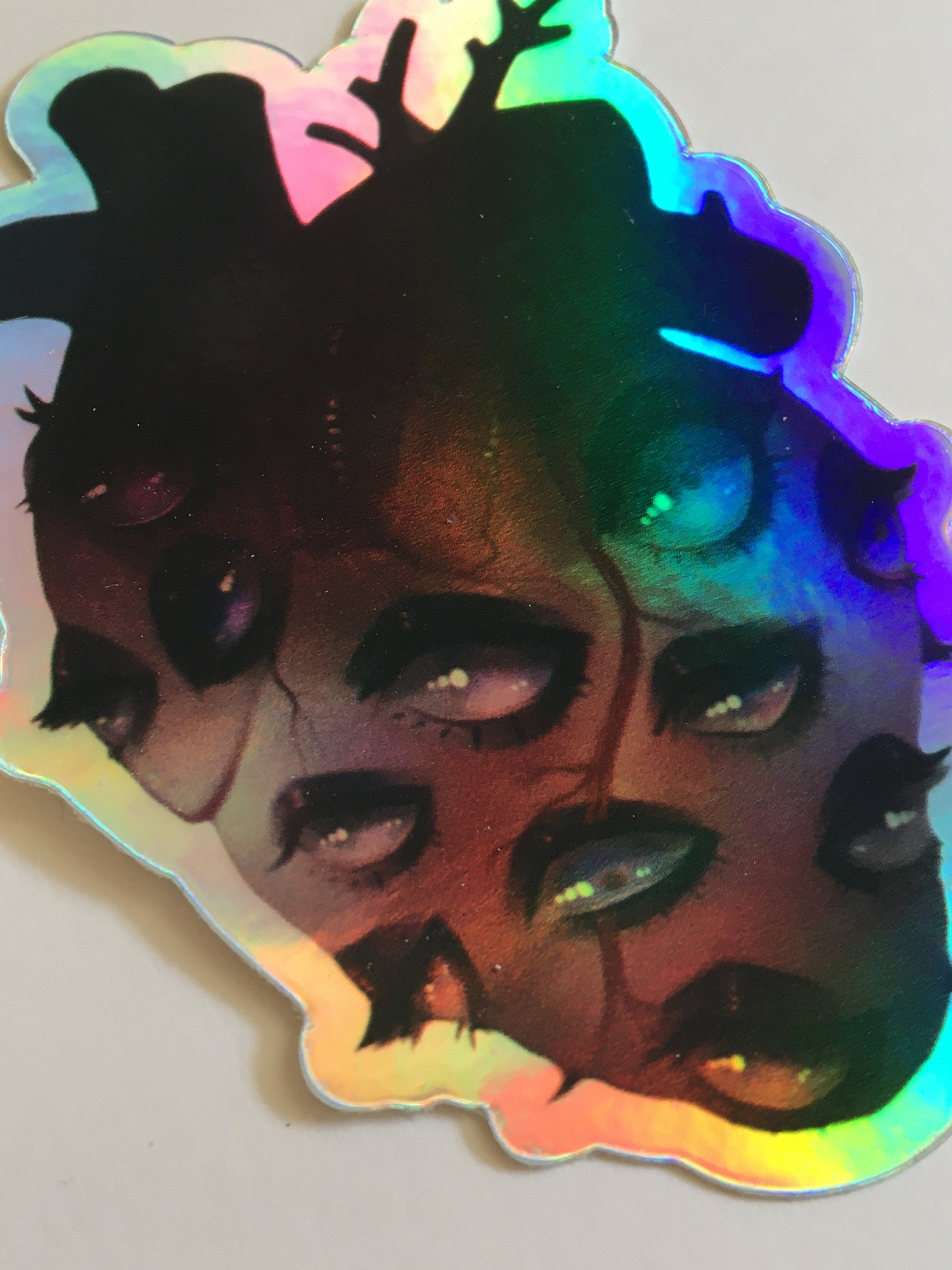 Eye Heart Holo Sticker - Etsy