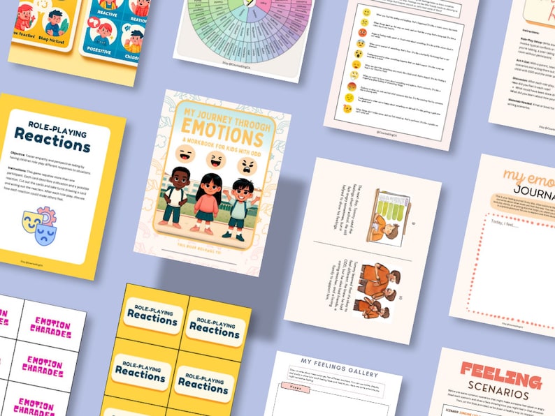 Kids With ODD: Emotional Regulation Worksheet Bundle - Ideal for ...