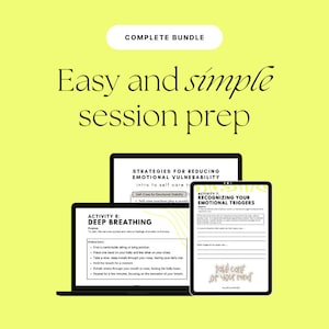 Youth + Adolescent Therapy Worksheet BUNDLE - Complete Mental Health ...