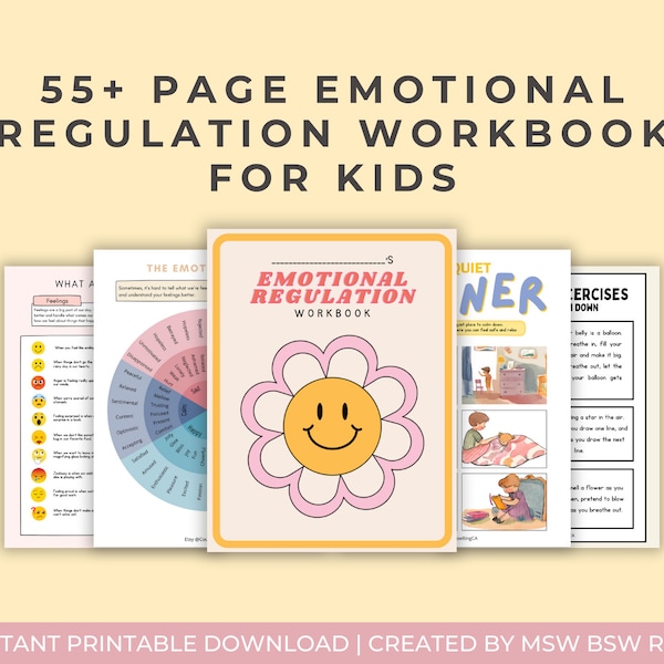 Kids Emotional Regulation Therapy - Etsy UK
