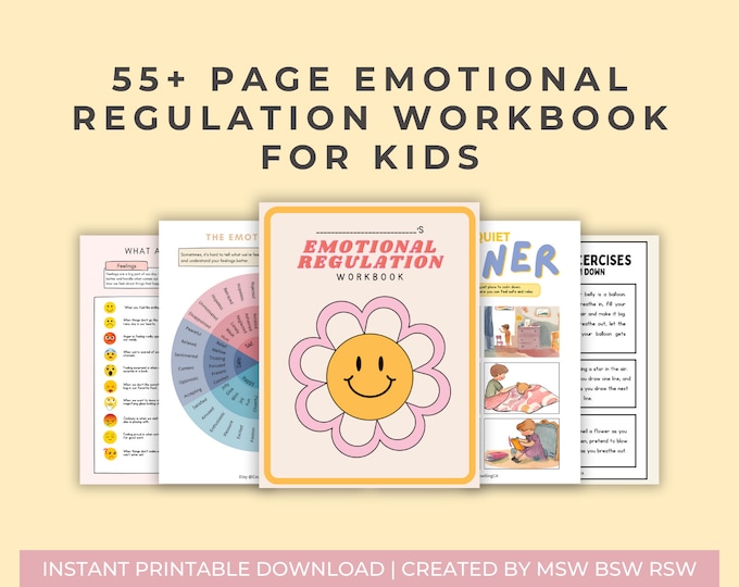 Feelings Emotions Coping Skills Bundle Set for Teens Kids 8 Pgs, Social ...