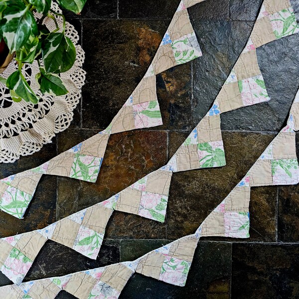 Upcycled Banner - Etsy