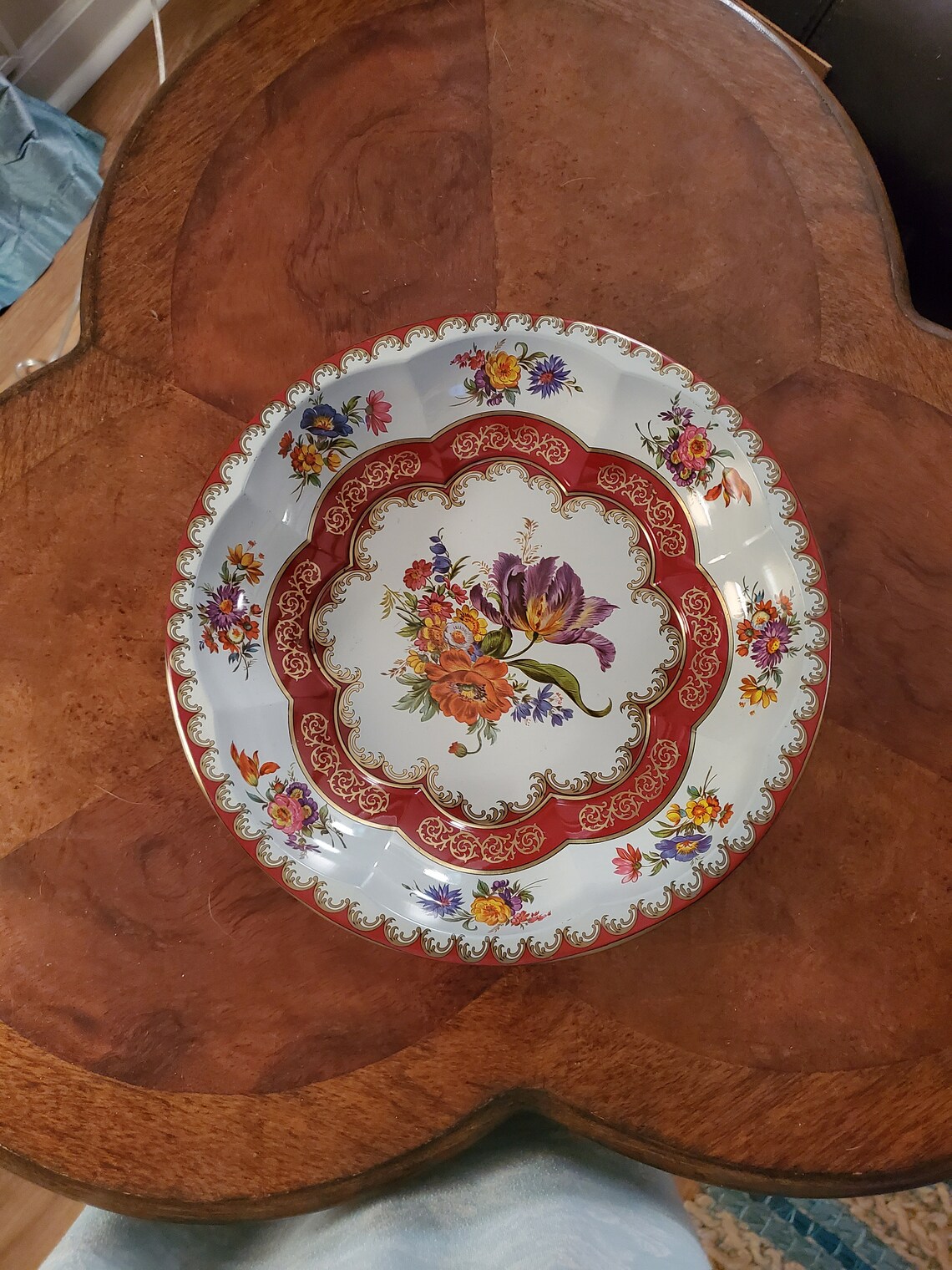 Daher Decorated Ware Tin Bowl 1971 England Reg. Des. 951942 - Etsy