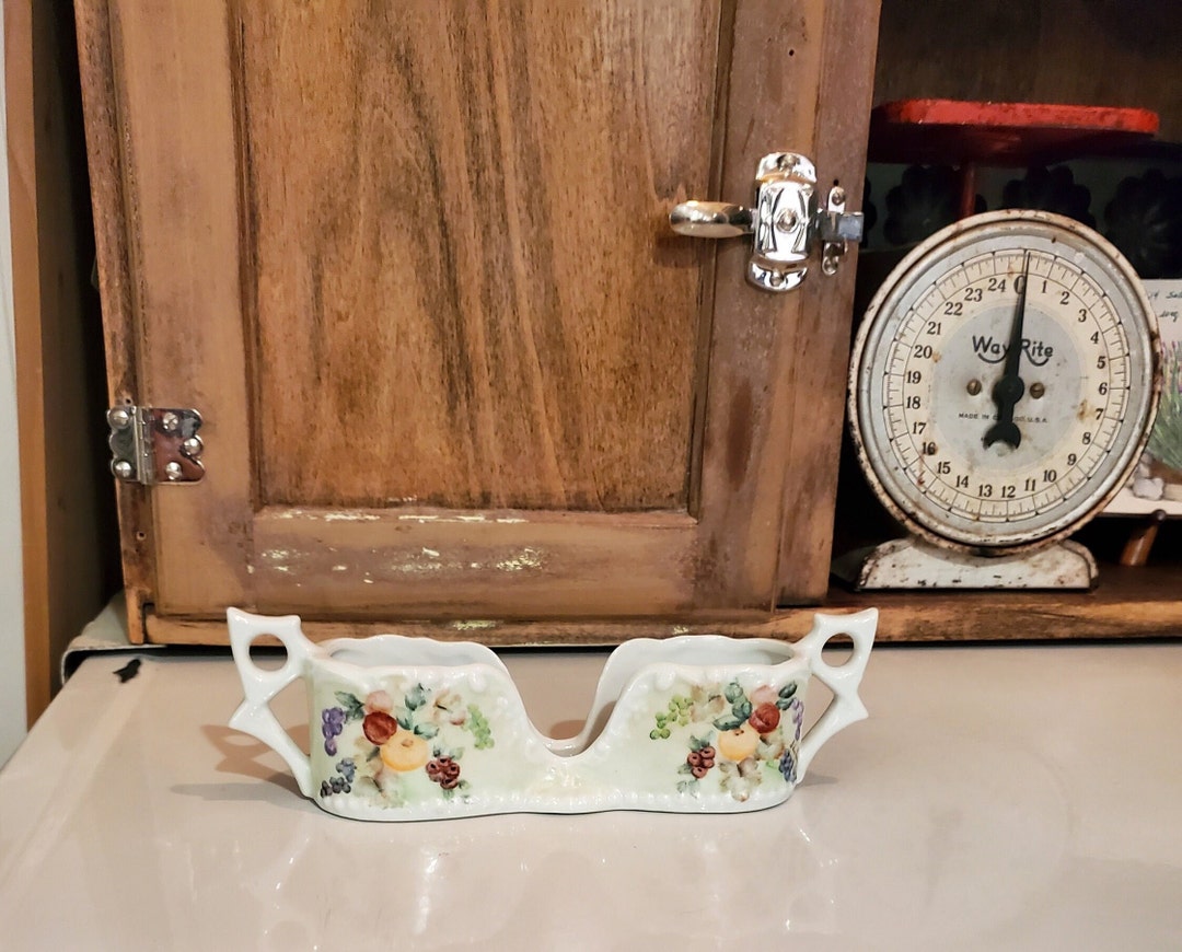 Vintage Ceramic Spooner/spoon Holder, Signed by Artist, #1035 - Etsy