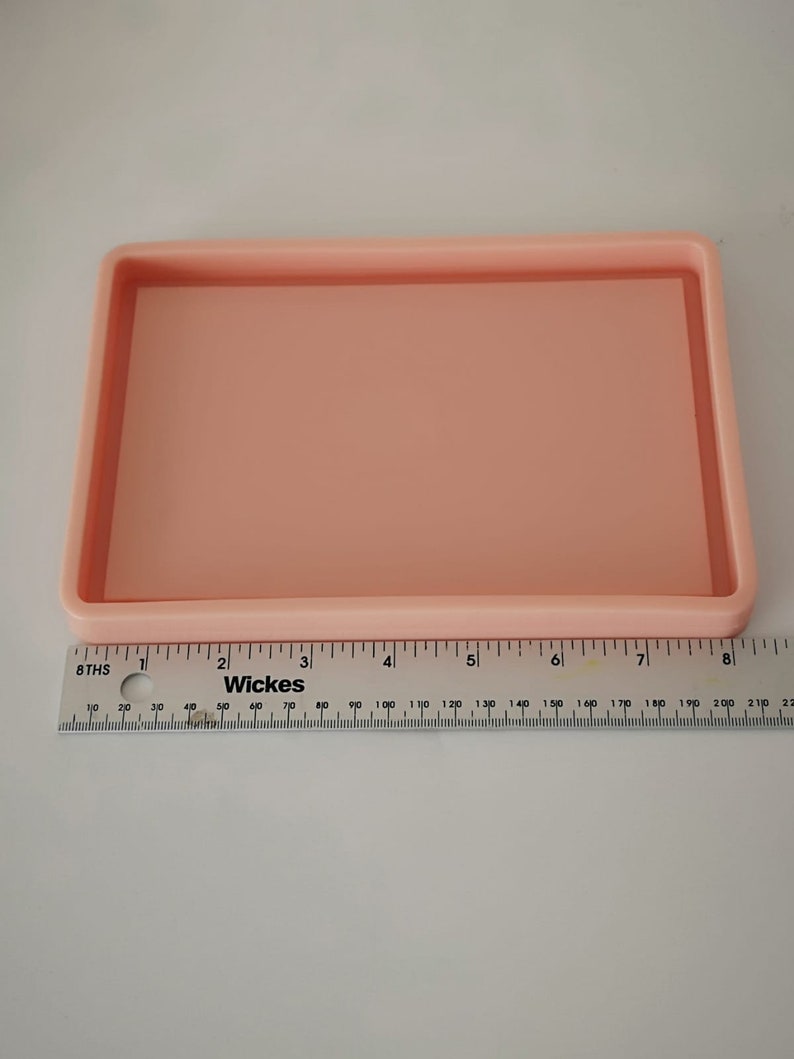 Large Silicone Tray Mould Resin Casting Rectangle Oval Octagon | Etsy